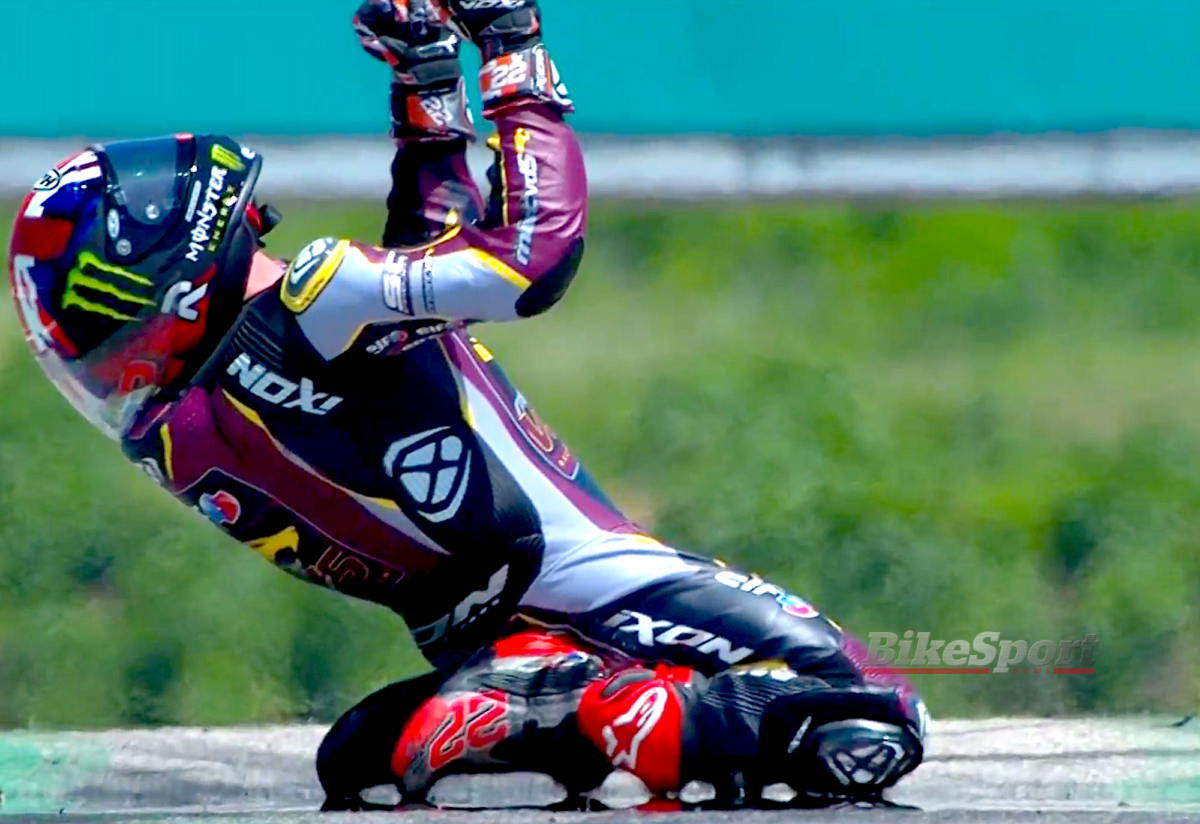 Moto2 USA | "A disaster!" - Early Q2 crash leaves Lowes 18th ...