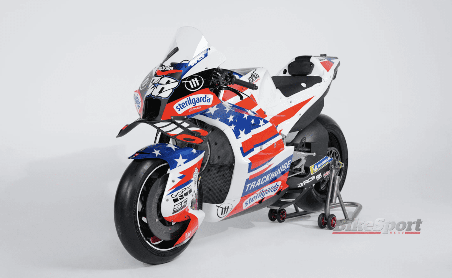 Trackhouse Racing pulls wraps off Aprilia RS-GP for maiden MotoGP ...