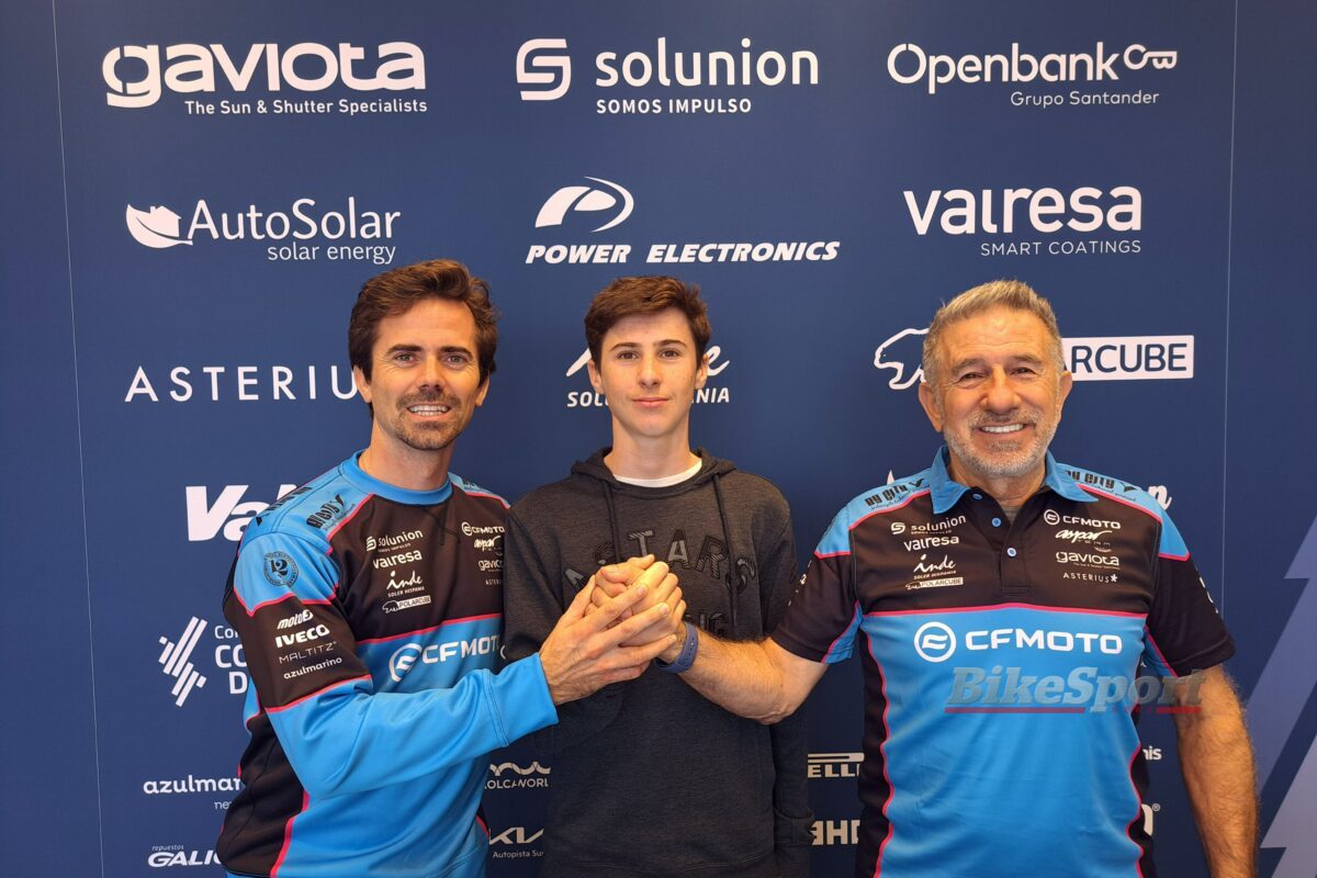 Maximo Quiles signs for the CFMOTO Aspar Moto3 Team | BikeSport News