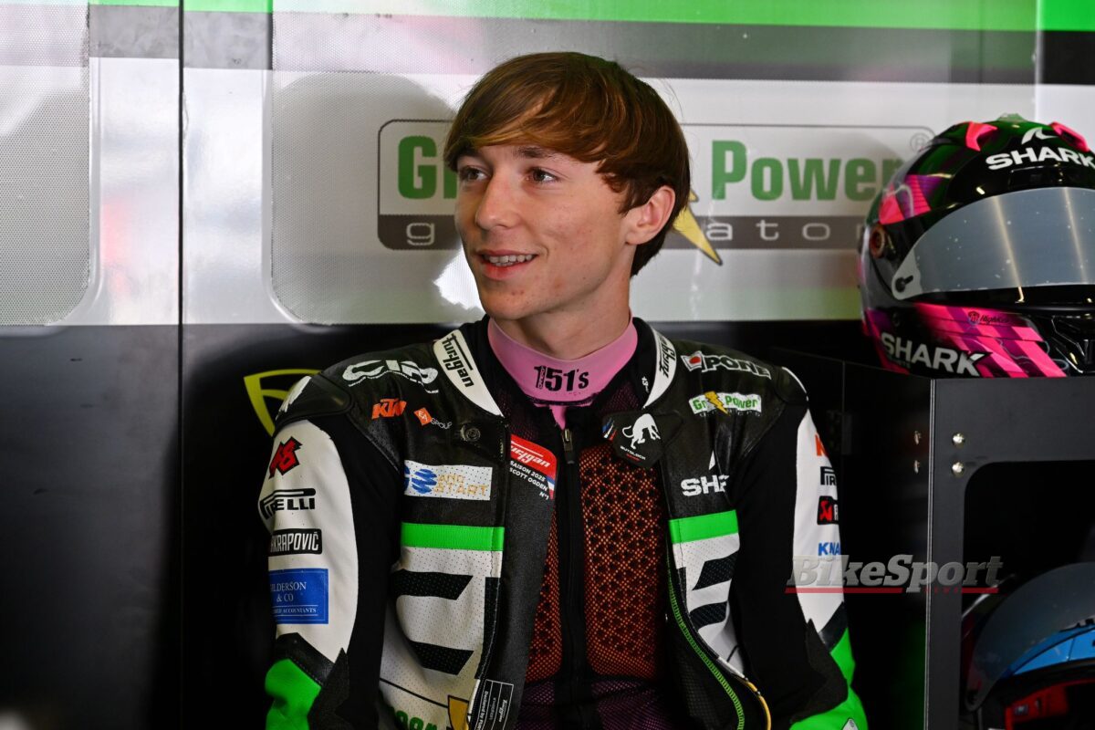 Scott Ogden set his personal best lap time during the Portimao Test ...