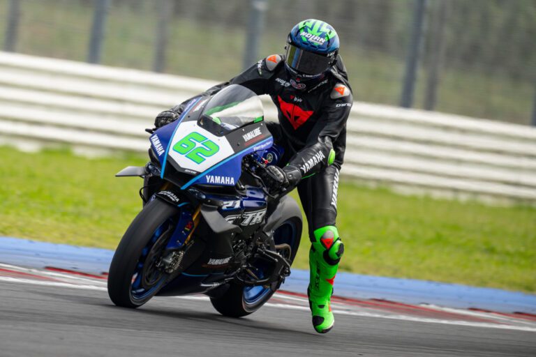 Stefano Manzi completed his first World Superbike Test | BikeSport News